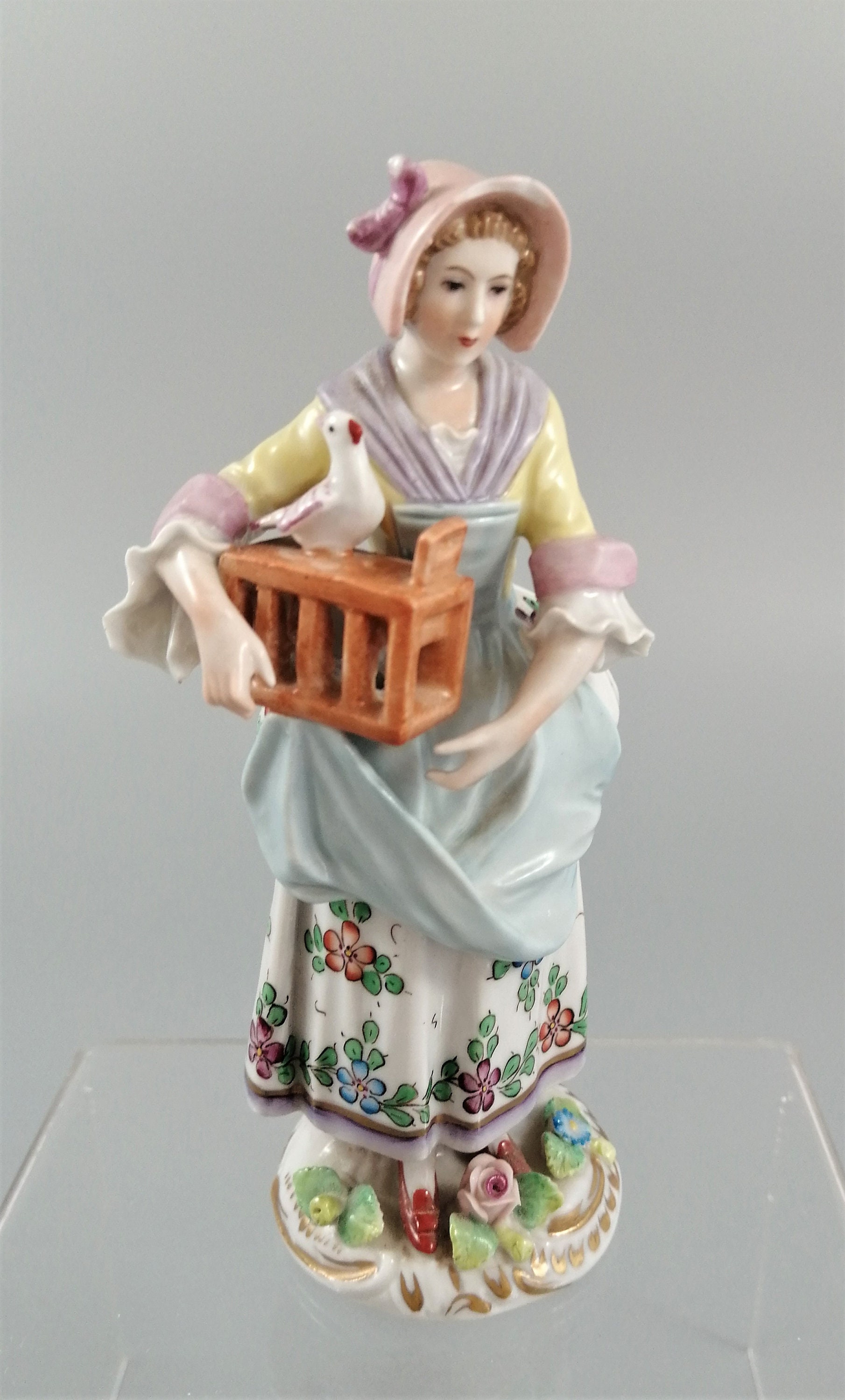 Antique Sitzendorf Porcelain Figurine,early 20th Century - Etsy