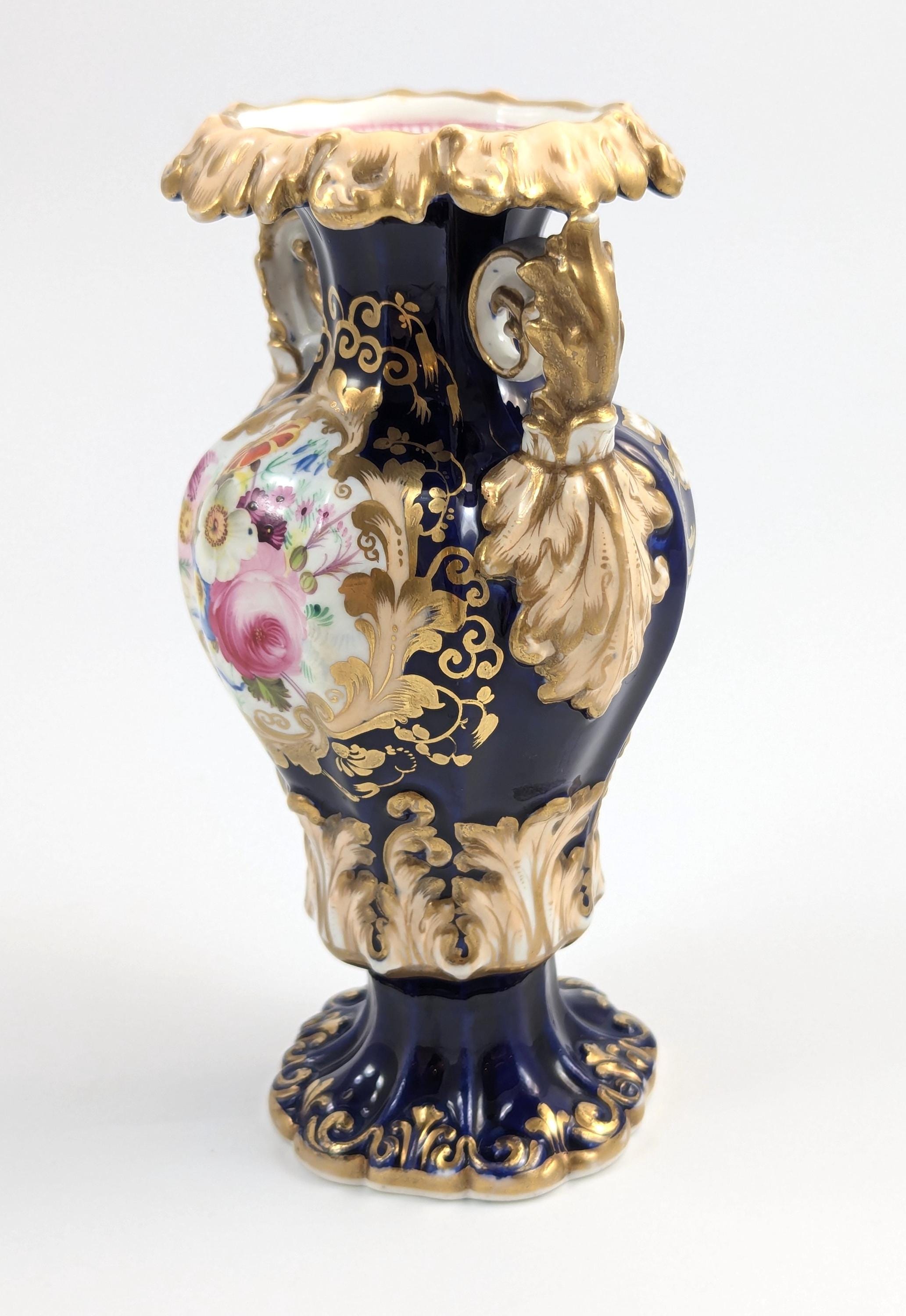Antique Porcelain Vase, Dresden-style, 19th Century - Etsy