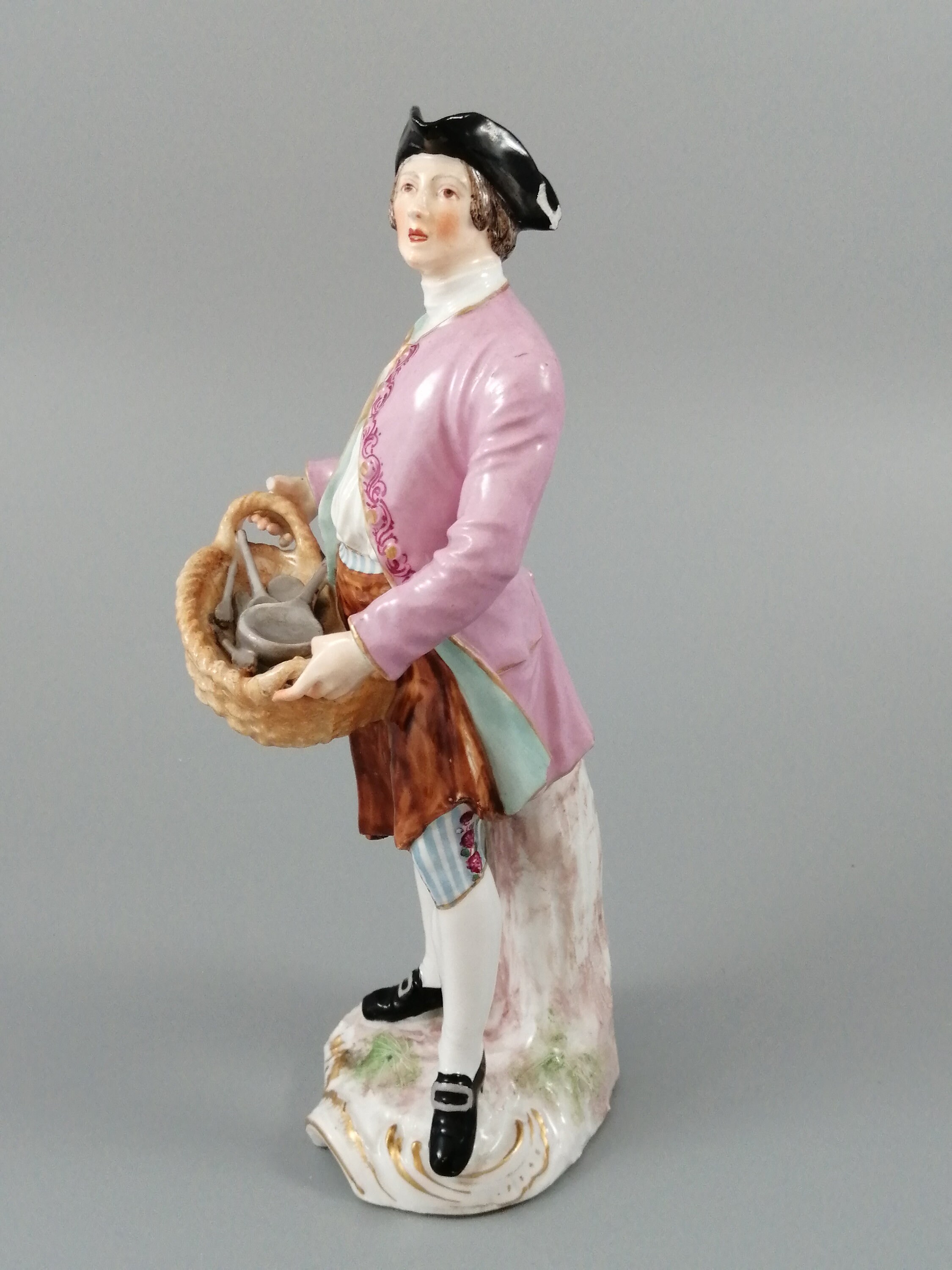 Antique Chelsea Porcelain Figurine A Spoon Seller C. 1758 - Etsy