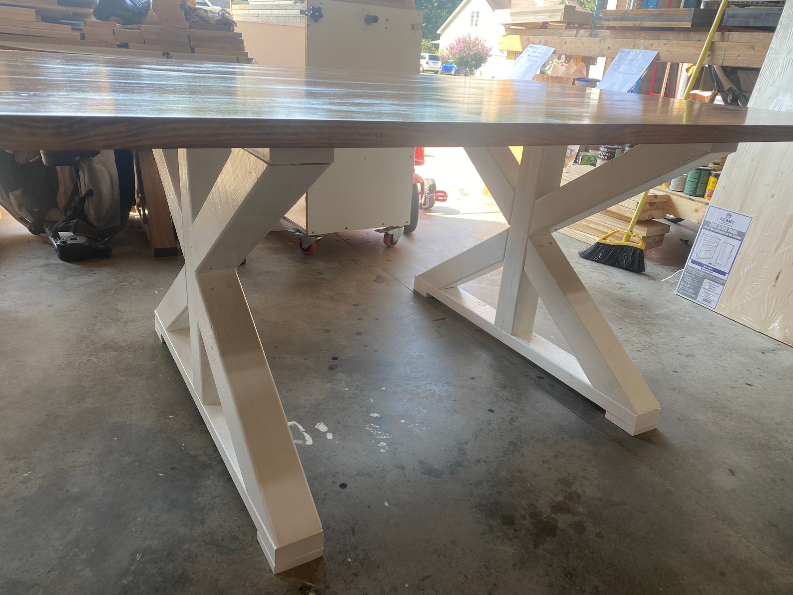 Farmhouse Dining Table. Custom Handmade Farmhouse Furniture. | Etsy