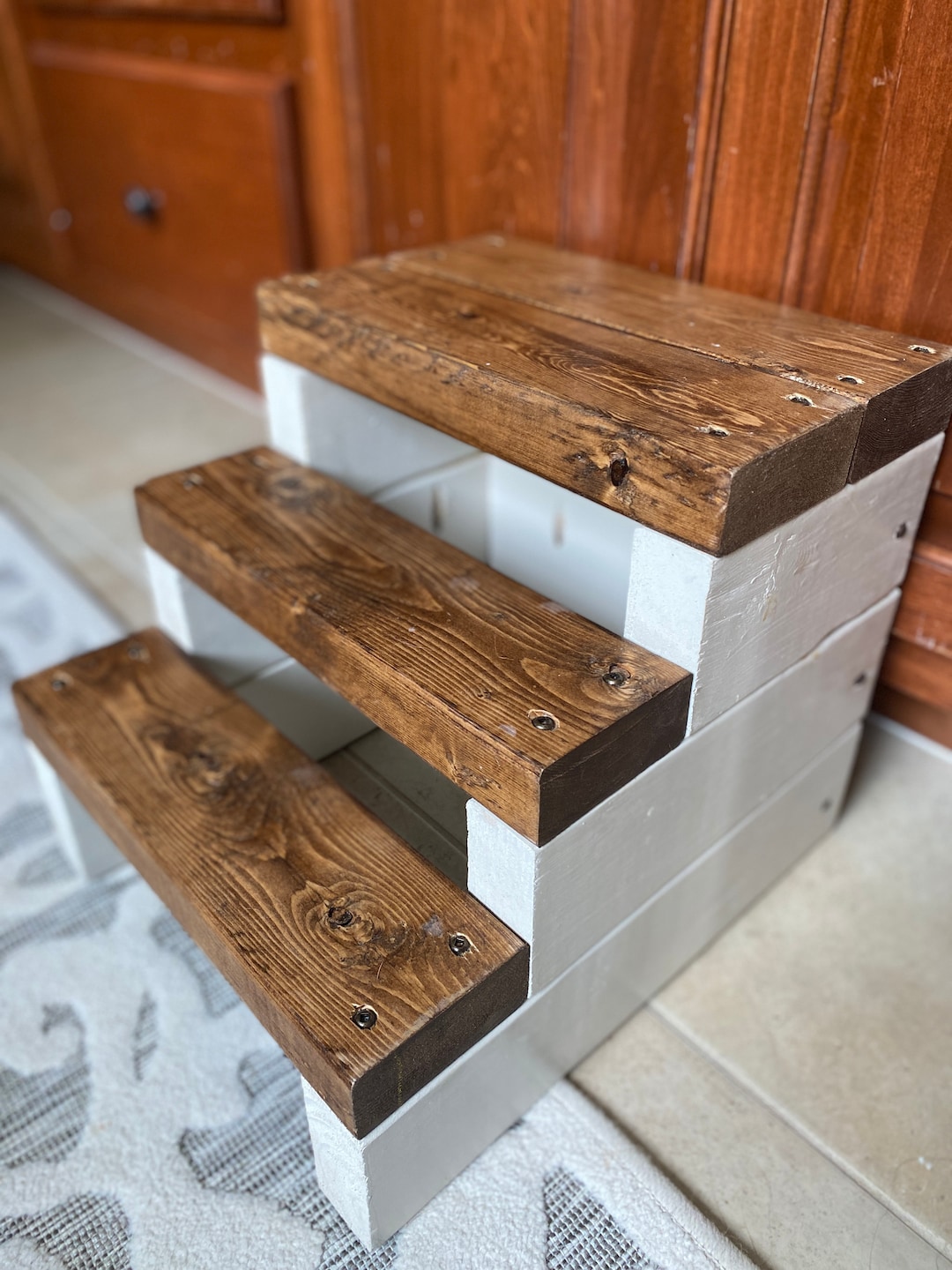 Toddler Step Stool Personalized Farmhouse Step Stool Toddlers Kids ...