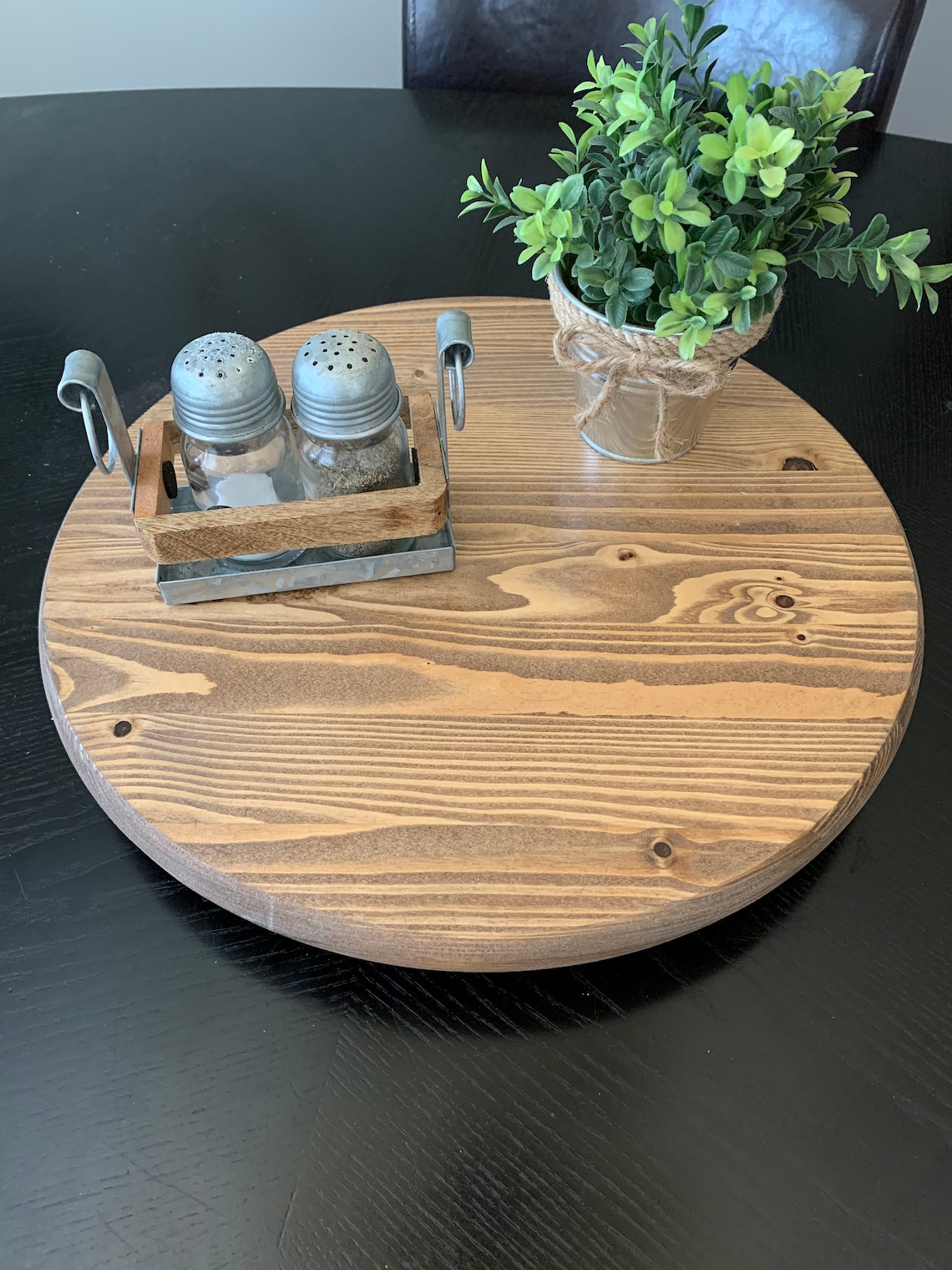 Wooden Lazy Susan Turntable 15 Inch&18 Inch Kitchen Home Decor ...