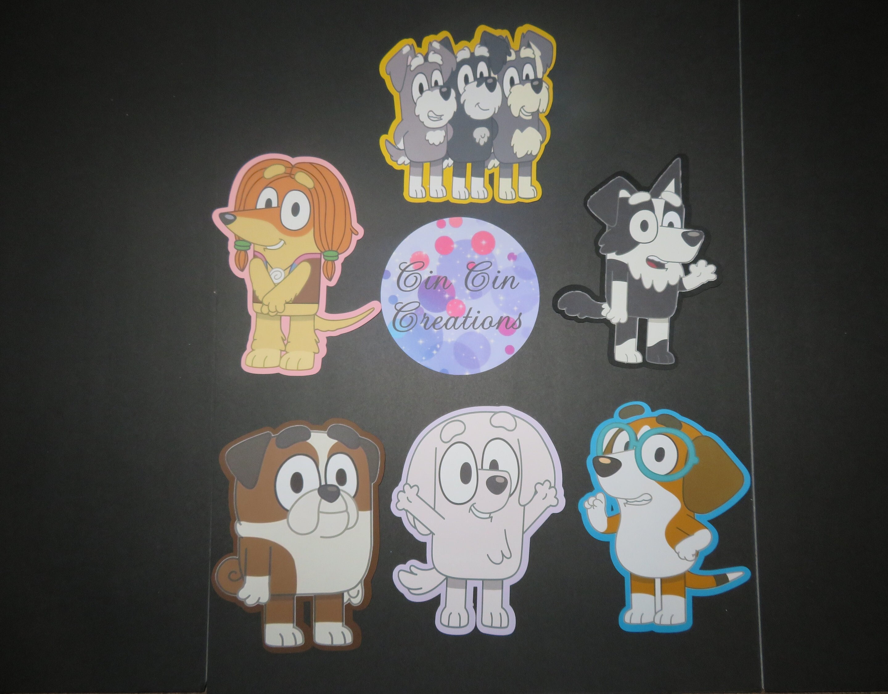 Bluey and Friends Cutout/ Children Characters Cardstock - Etsy