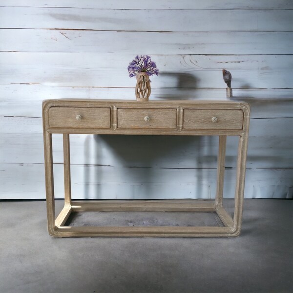 Handmade Console Table With Drawers - Etsy