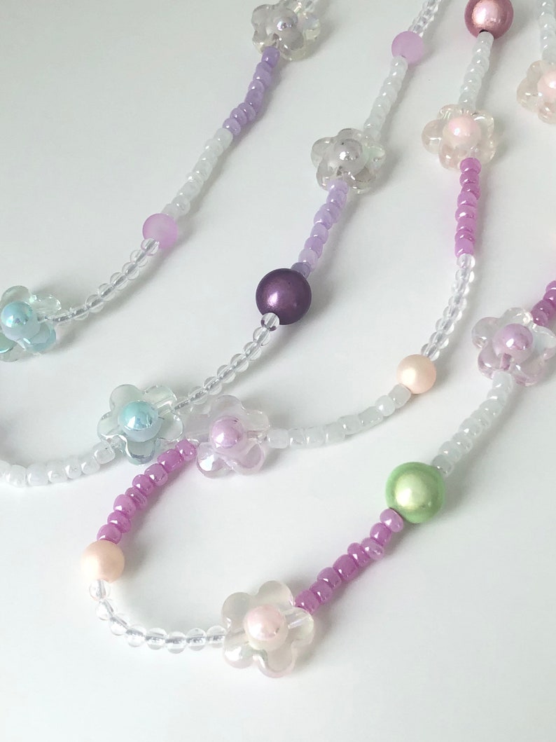 Phone Charm Pastel Phone Charm Pink Beaded Phone Strap - Etsy
