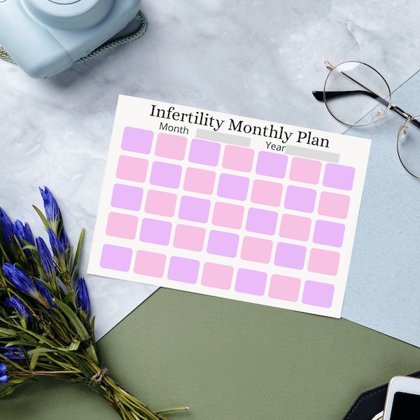 Treatment Calendar - Etsy