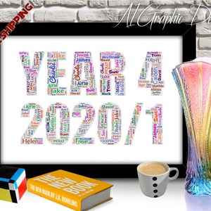 Personalized Gift Class of 2021 With Names of All Students Ideal End of ...