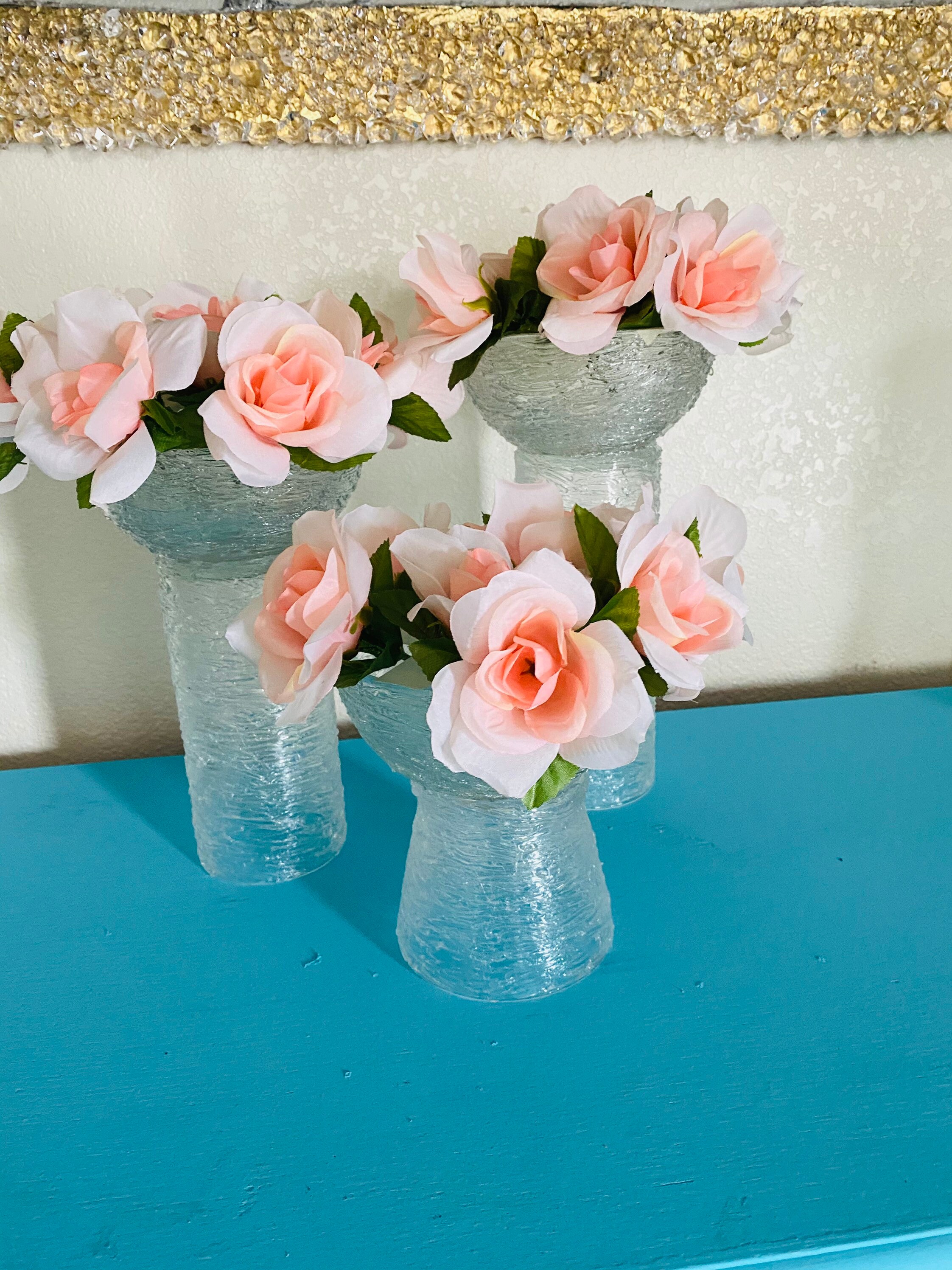Textured Hand Made Vases Set - Etsy