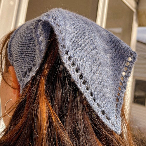 Zoe's Kerchief Knitting Pattern - Etsy