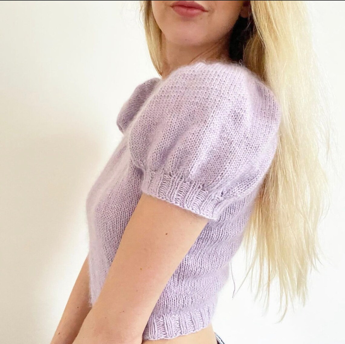 The Fantasia Blouse Knitting Pattern (size Inclusive) - Etsy
