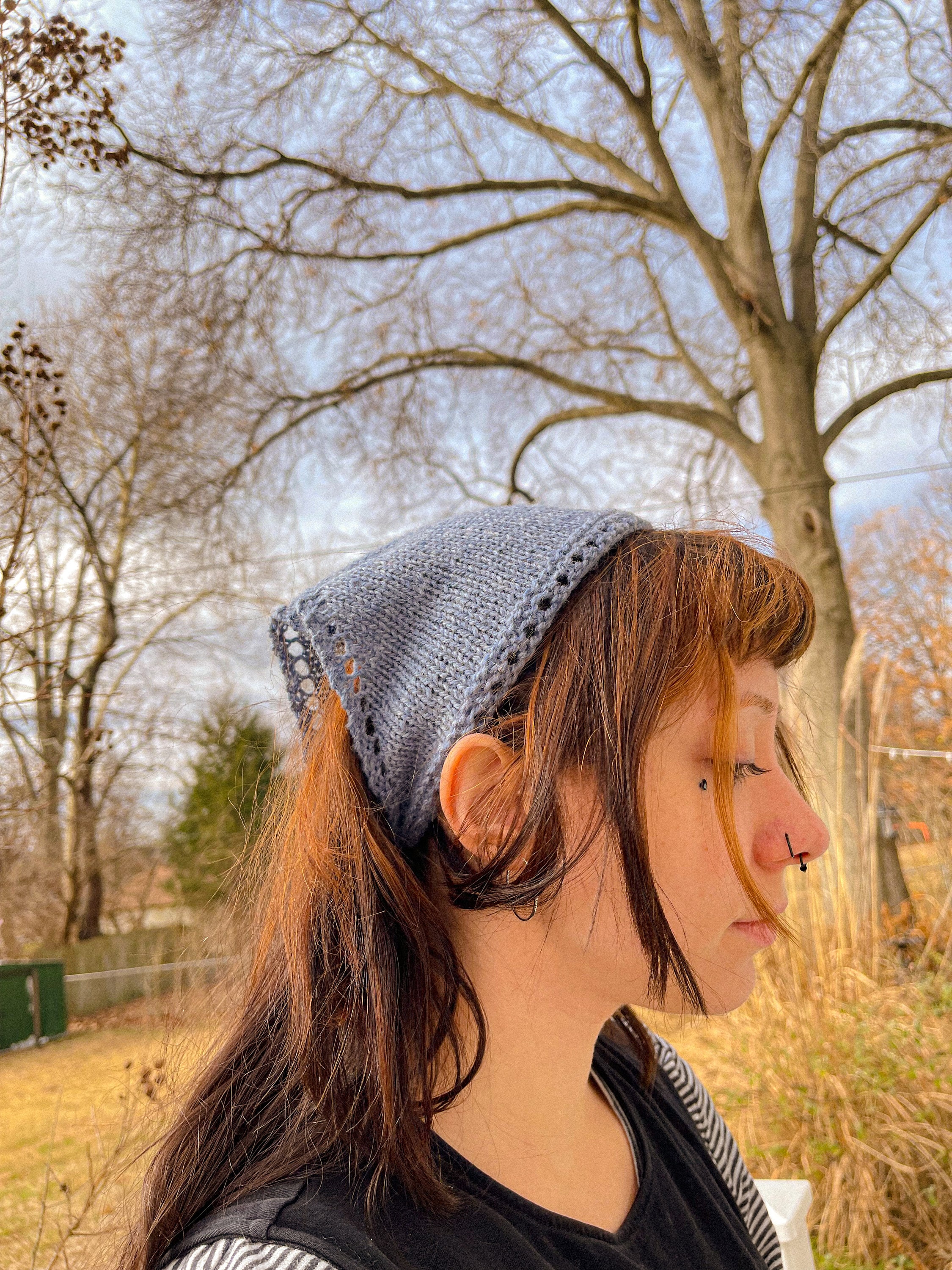 Zoe's Kerchief Knitting Pattern - Etsy