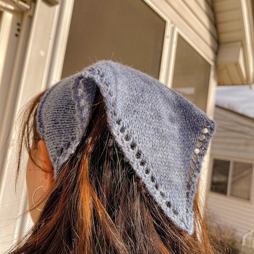 Zoe's Kerchief Knitting Pattern - Etsy
