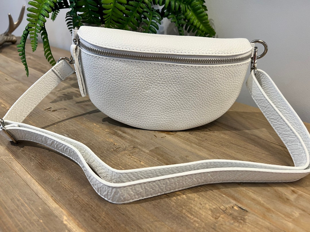 White Crossbody/ Bum Bag / Functional / Hands Free / Super Stylish ...