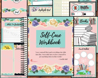 Self-love and Self-acceptance Worksheet PDF FILLABLE - Etsy
