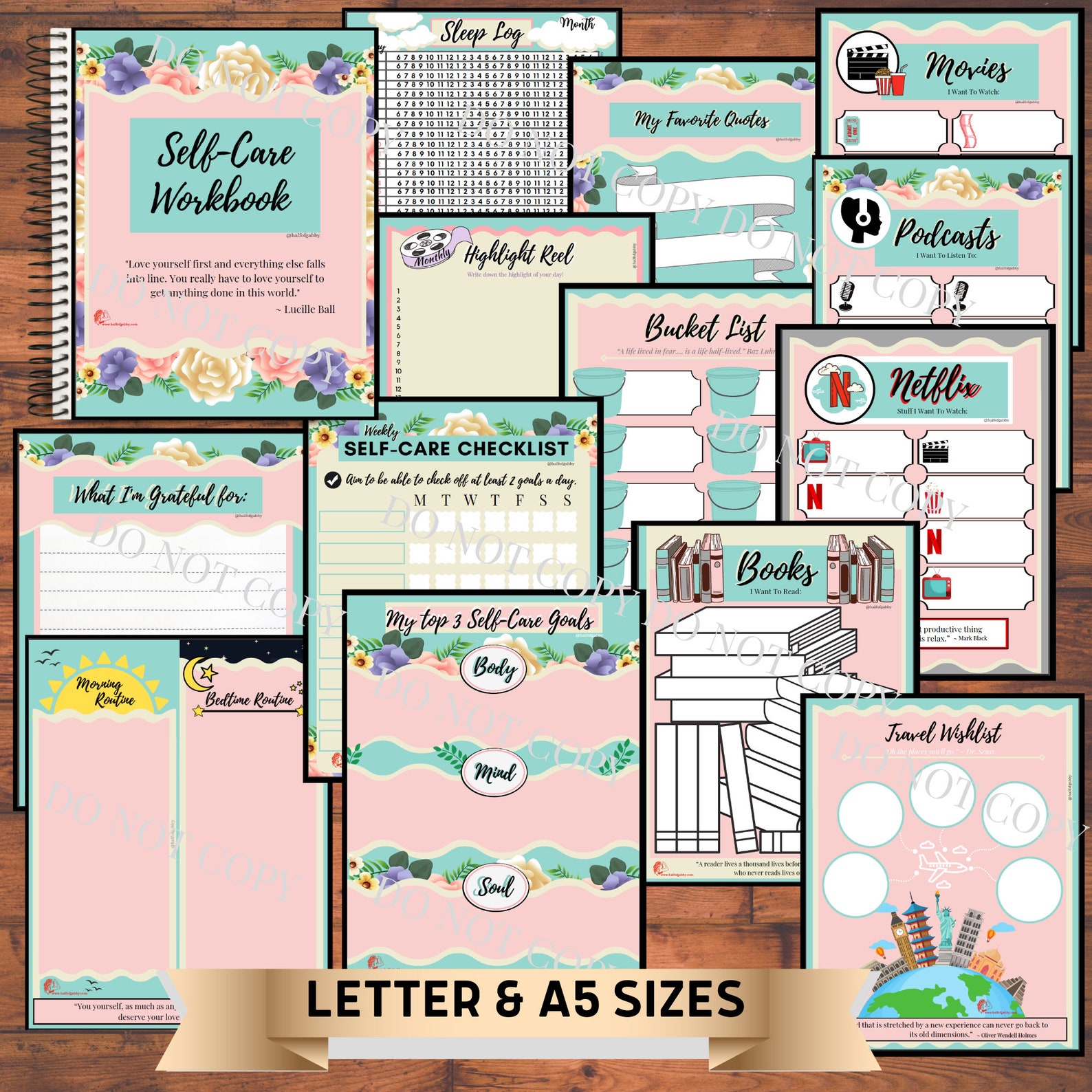 Self Care Workbook Self Care Journal Self Care Worksheet - Etsy