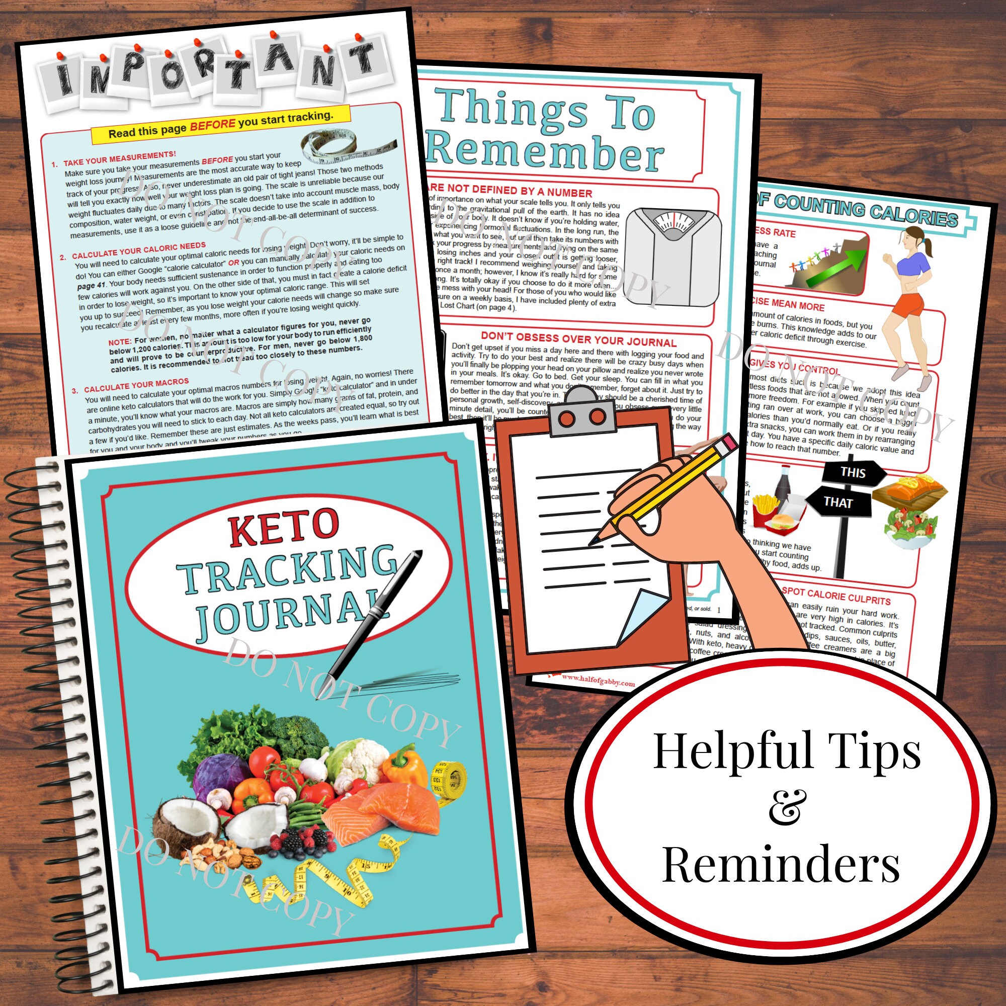 Keto Journal Macros Log 4-Week Keto Log Keto Diet - Etsy España