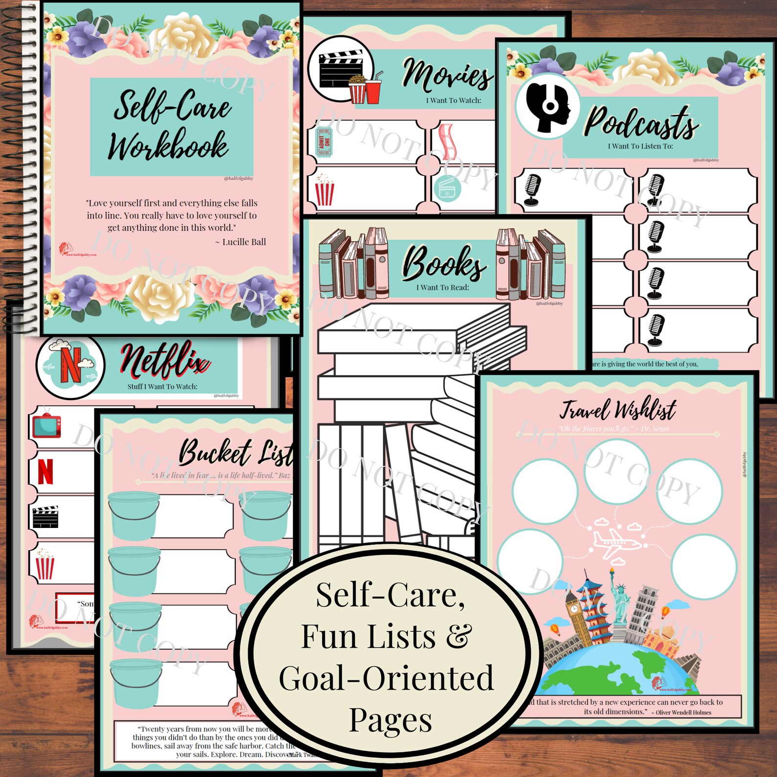 Self Care Workbook Self Care Journal Self Care Worksheet - Etsy