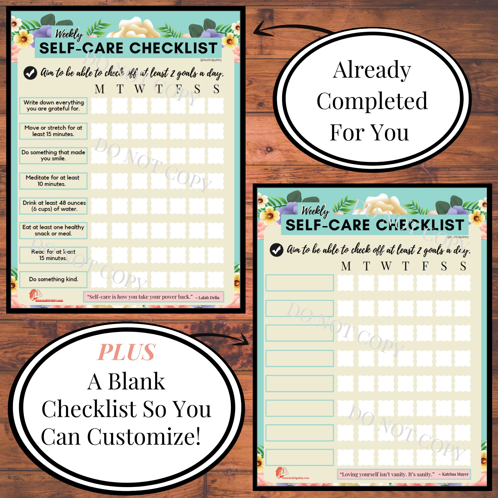 Self Care Workbook Self Care Journal Self Care Worksheet - Etsy