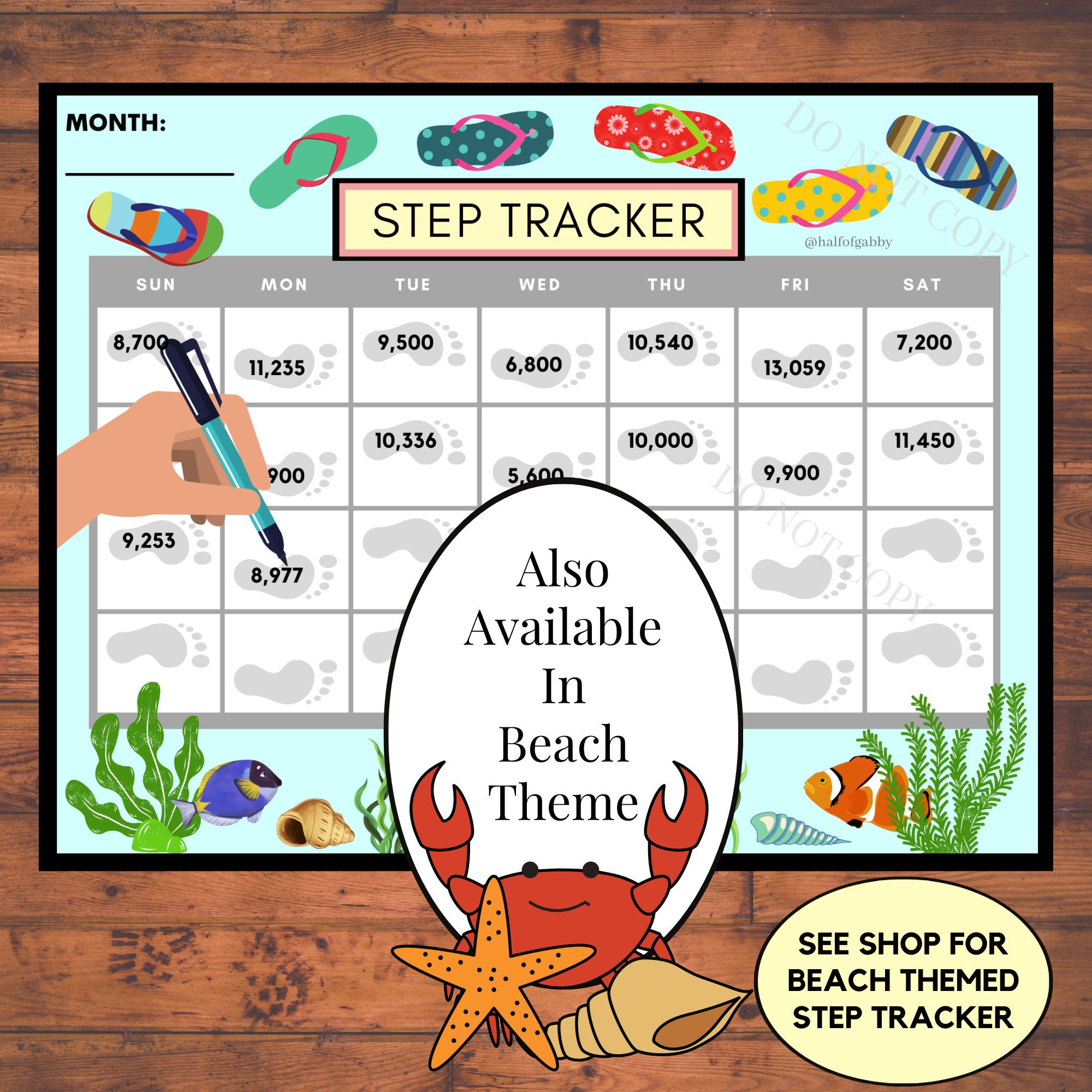 Step Tracker Monthly Step Tracker Step Journal Step Log Step Tracker ...