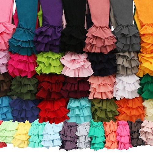 Ruffled Petti Short Pants for Girls / Girls' Ruffle Shorts - Etsy