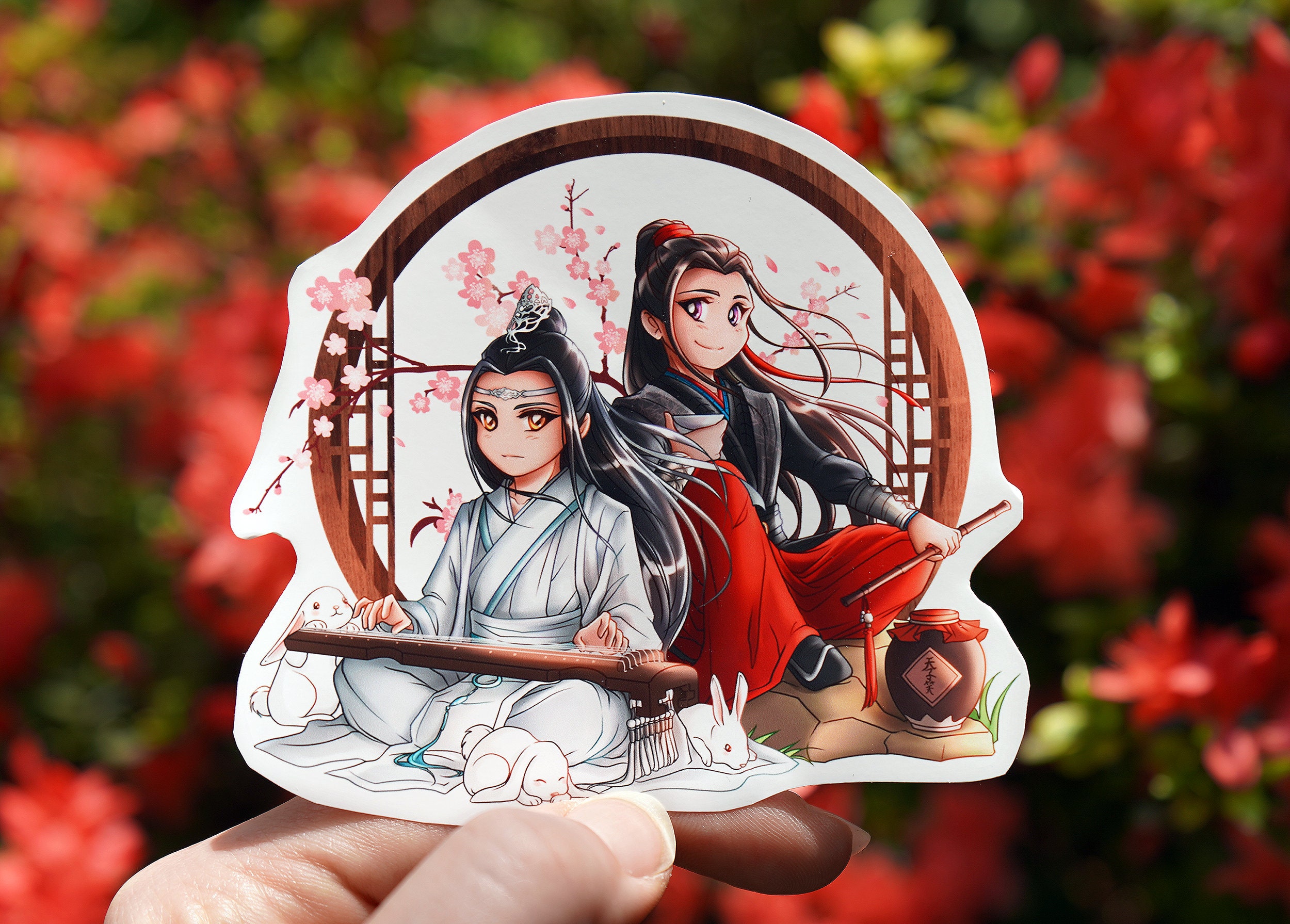 Mo Dao Zu Shi / the Untamed Stickers Lan Zhan Wei Ying Wei - Etsy