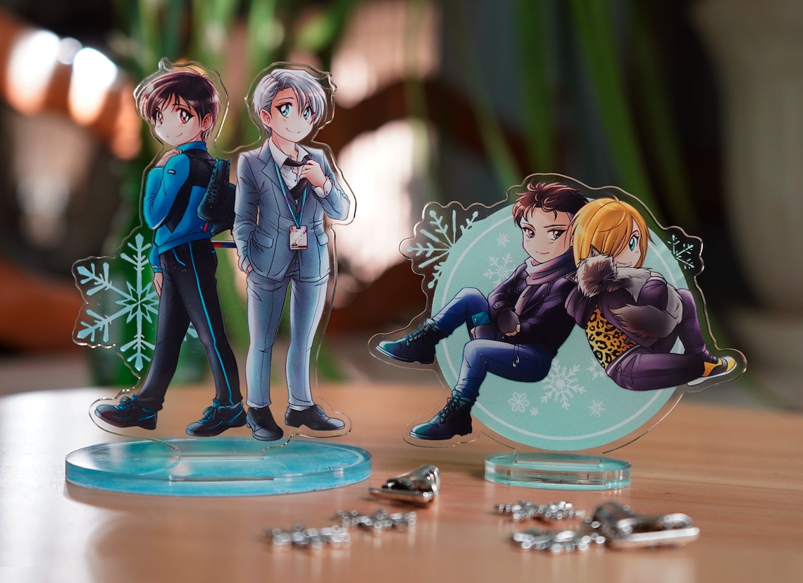 Otayuri Clear Acrylic Standee Otabek Altin Yuri Plisetsky | Etsy