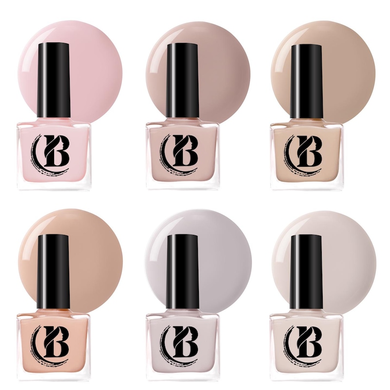 Nude Nail Polished - Etsy UK