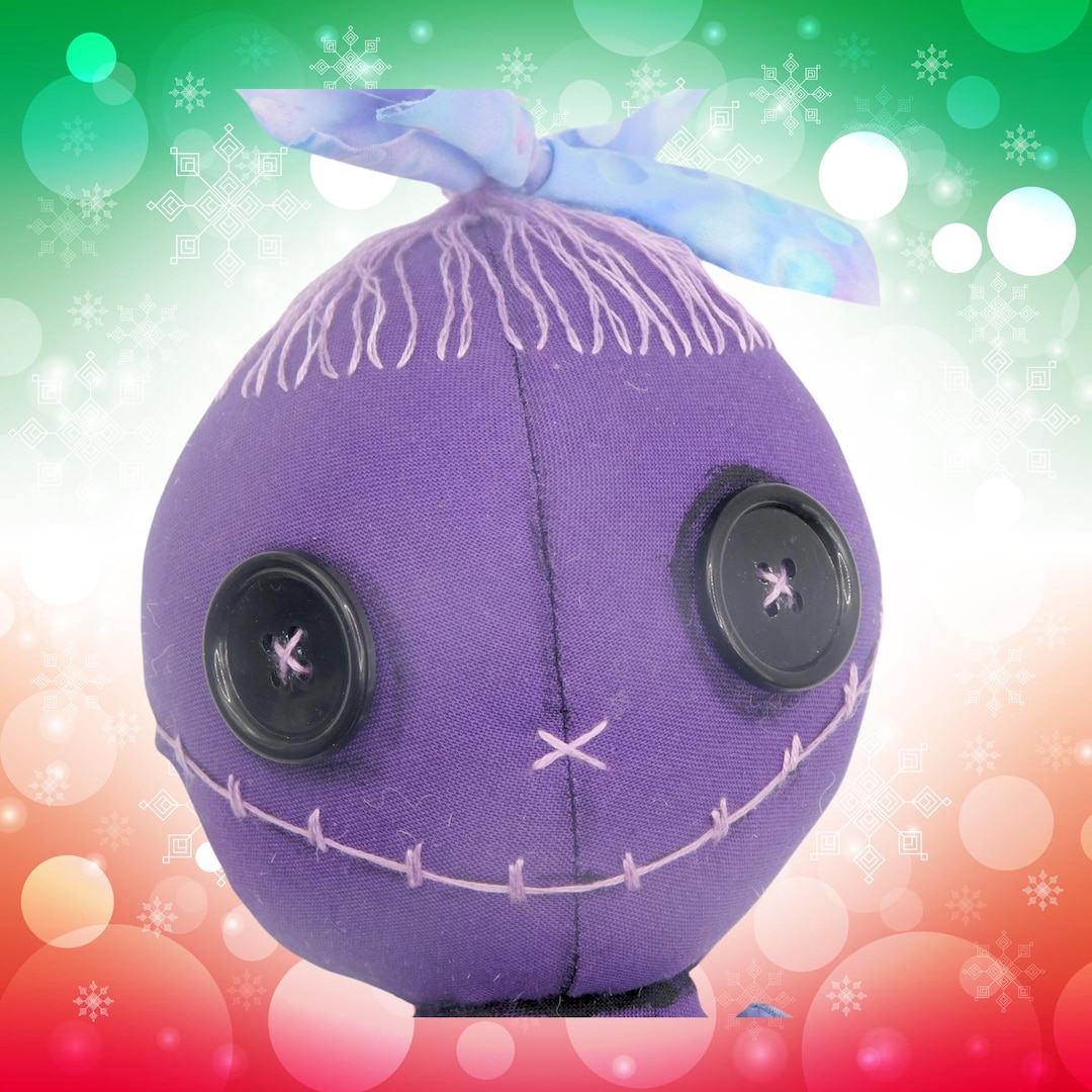 Purple Cosmic Alien Girl Doll, Heirloom Alien Girl Doll, Keepsake Alien ...