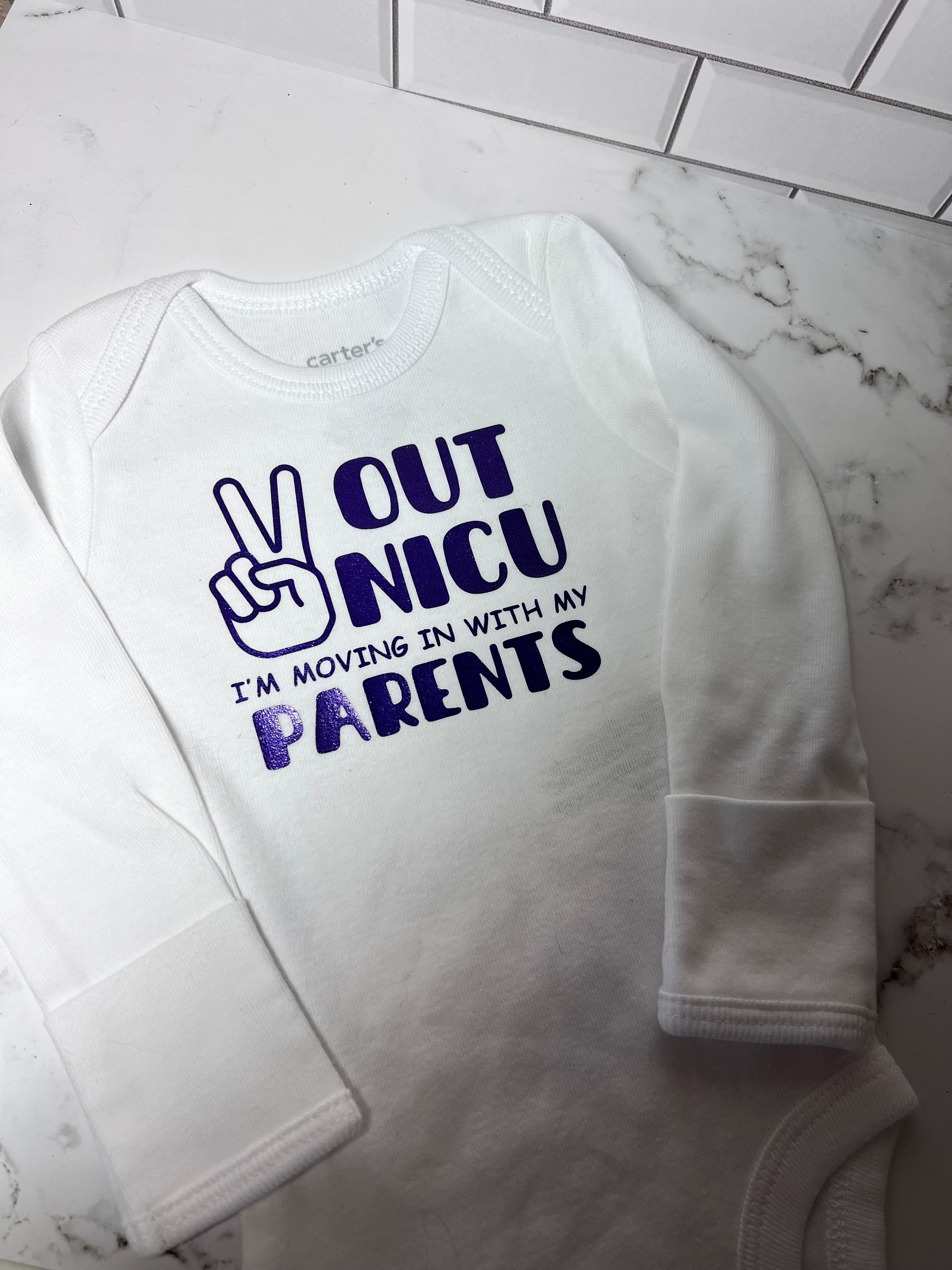 Peace Out NICU Digital File, Premature Birth, Coming Home Shirt, Out of ...