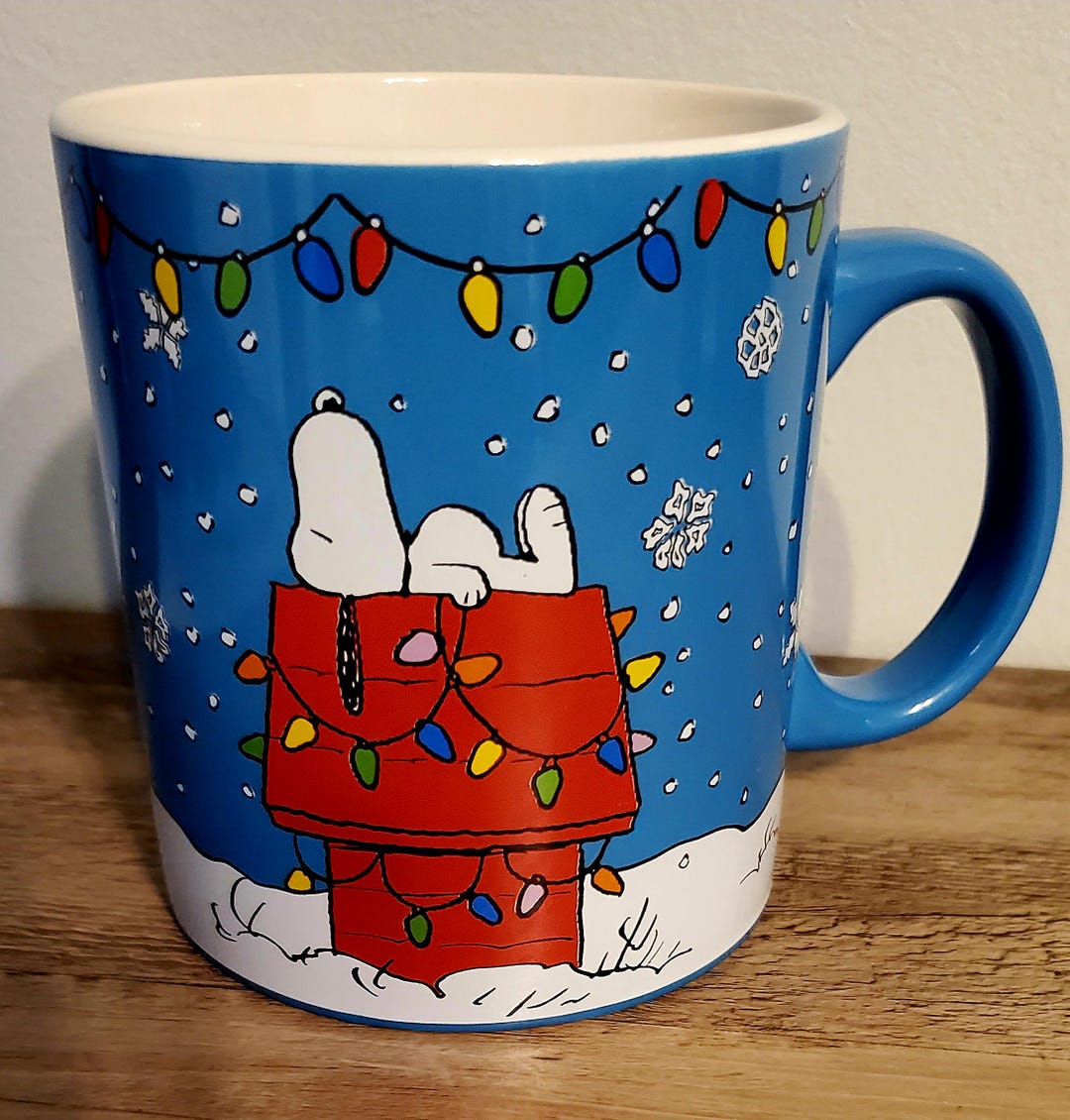Peanuts SNOOPY Oversized Holiday Christmas Mug - Etsy Canada