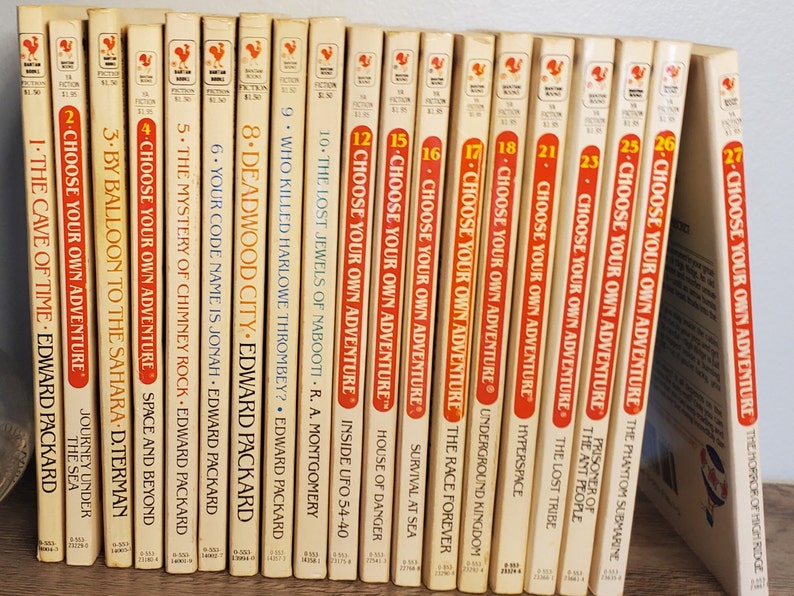 Choose Your Own Adventure Bantam Books 1980's Some - Etsy