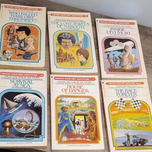 Choose Your Own Adventure Bantam Books, 1980's Some First Editions - Etsy