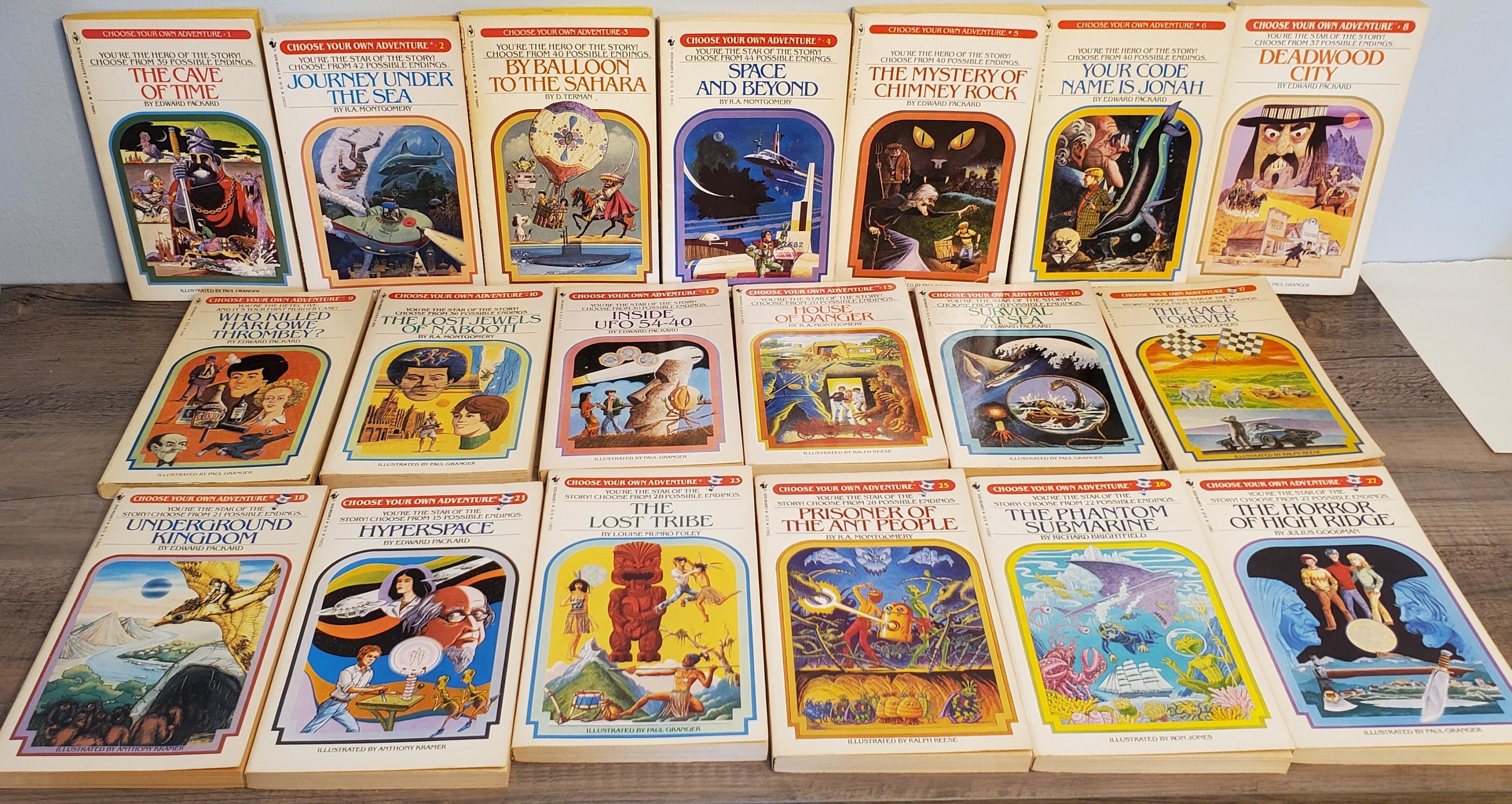 Choose Your Own Adventure Bantam Books 1980's Some - Etsy