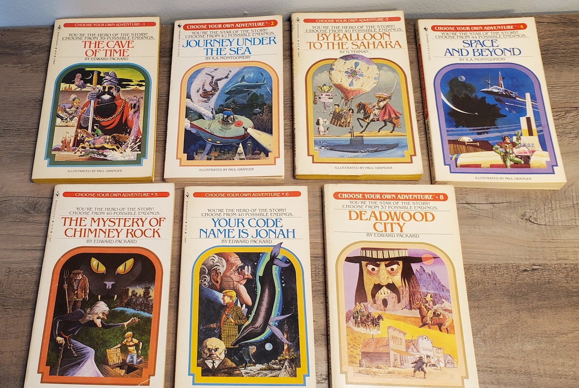 Choose Your Own Adventure Bantam Books 1980's Some - Etsy