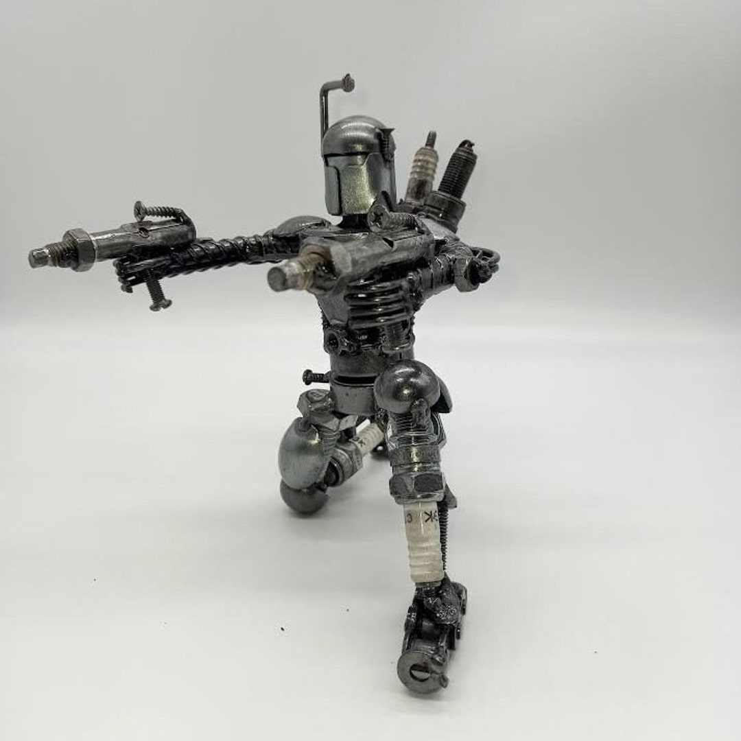 Handmade Ironman From Scrap Metal. - Etsy