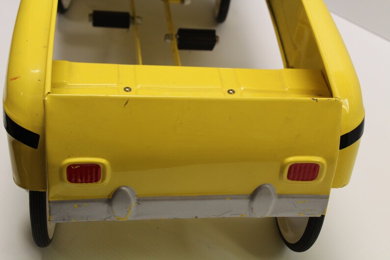Vintage Style Custom Metal Yellow Pedal Car - Etsy