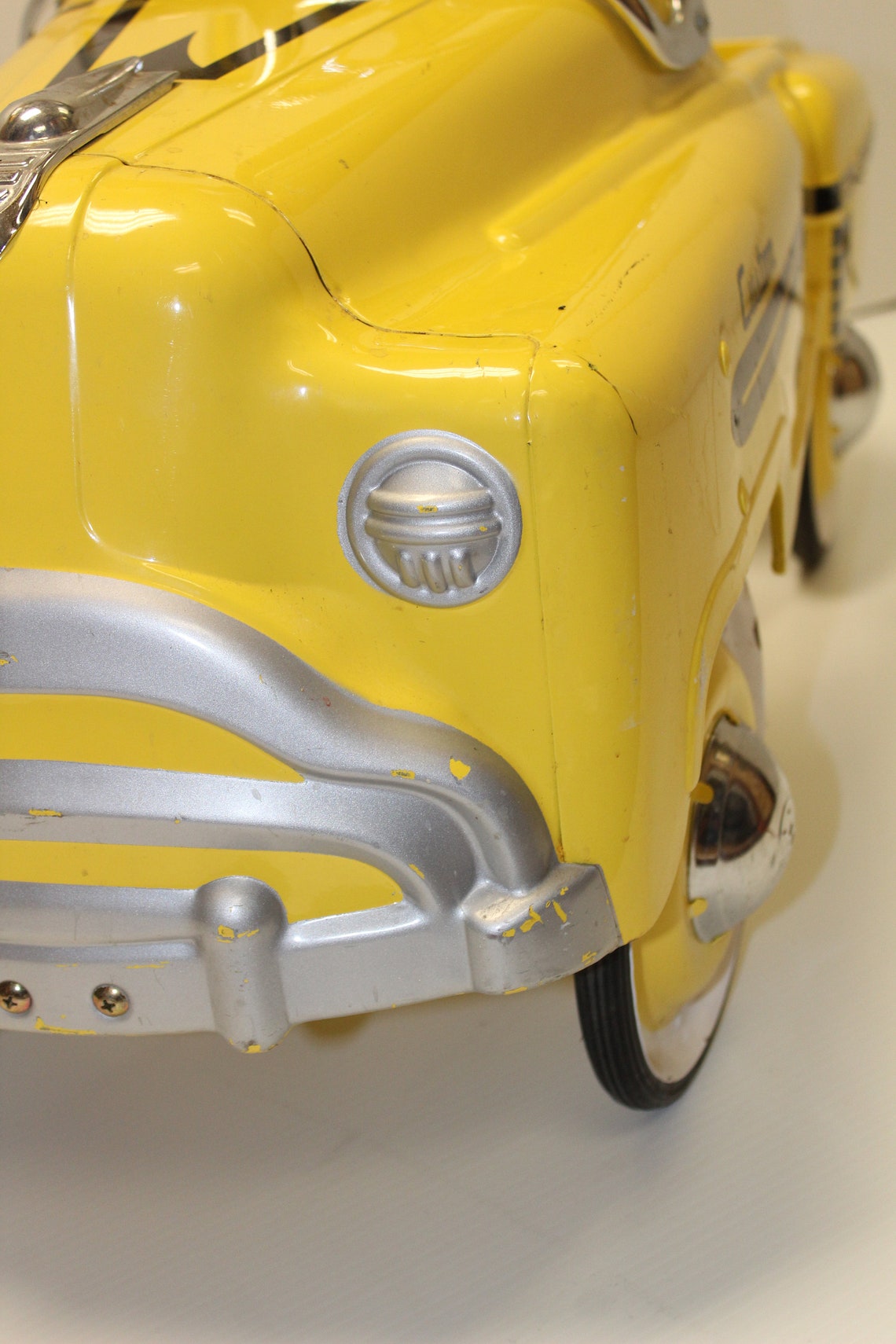 Vintage Style Custom Metal Yellow Pedal Car - Etsy