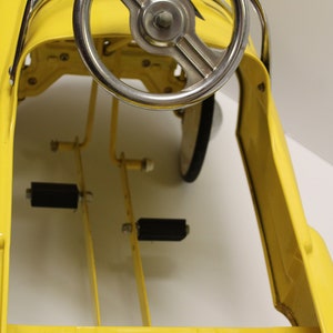 Vintage Style Custom Metal Yellow Pedal Car - Etsy