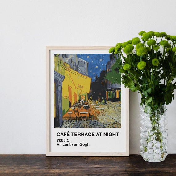 Van Gogh Café Terrace at Night Print Printable Wall Art - Etsy