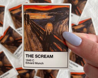Scream Sticker - Etsy