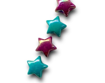 Qty 10 Piece Assorted Large Acrylic Star Beads 20mm Size - Etsy