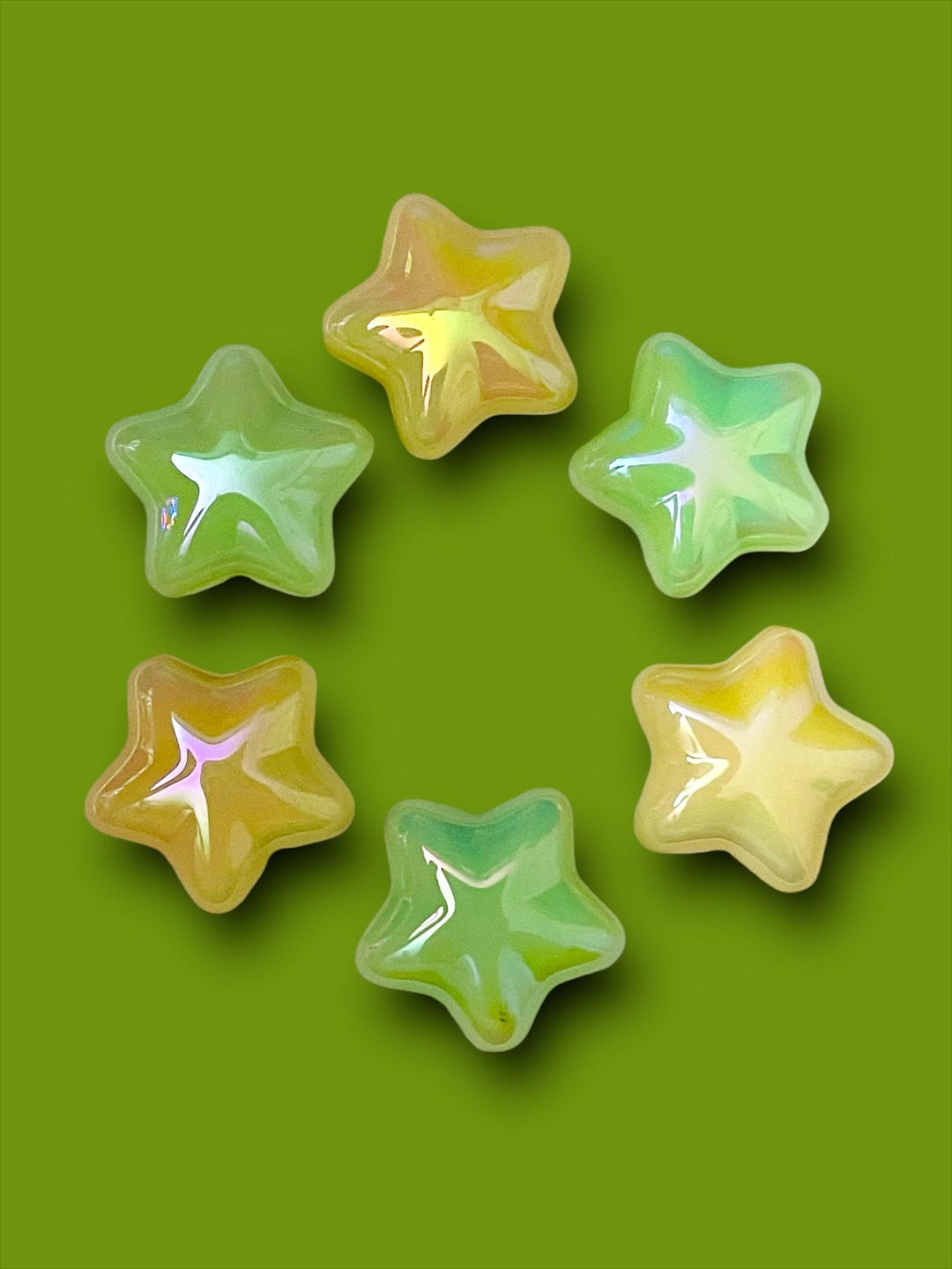 Qty 12 Piece Assorted Large Acrylic Star Beads 20mm Size - Etsy