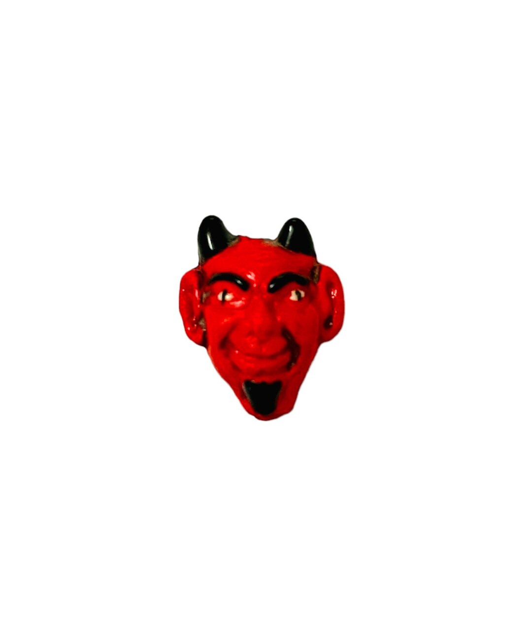 Tiny Devil Beads, Peruvian Ceramic Beads, Ceramic Demon Heads, Devil ...