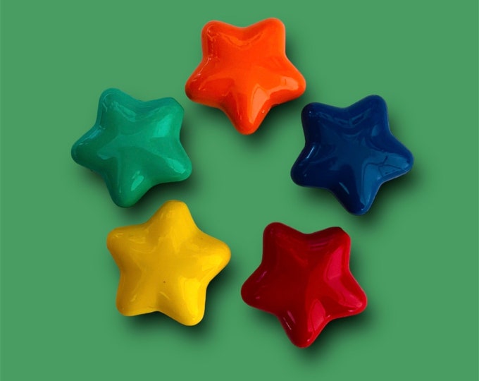 Qty 10 Piece Assorted Large Acrylic Star Beads 20mm Size - Etsy