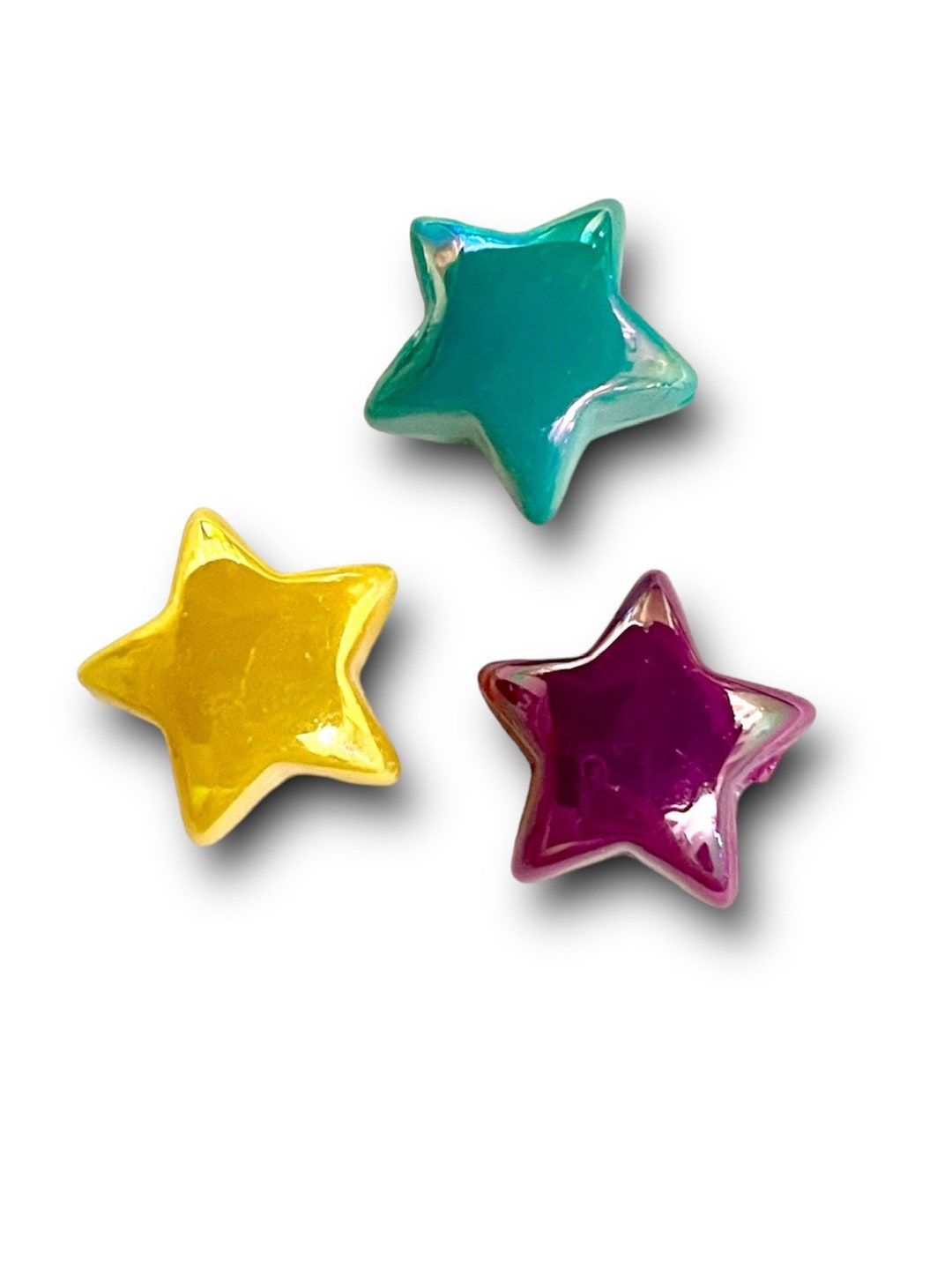 Qty 12 Piece Assorted Large Acrylic Star Beads 18mm Size - Etsy