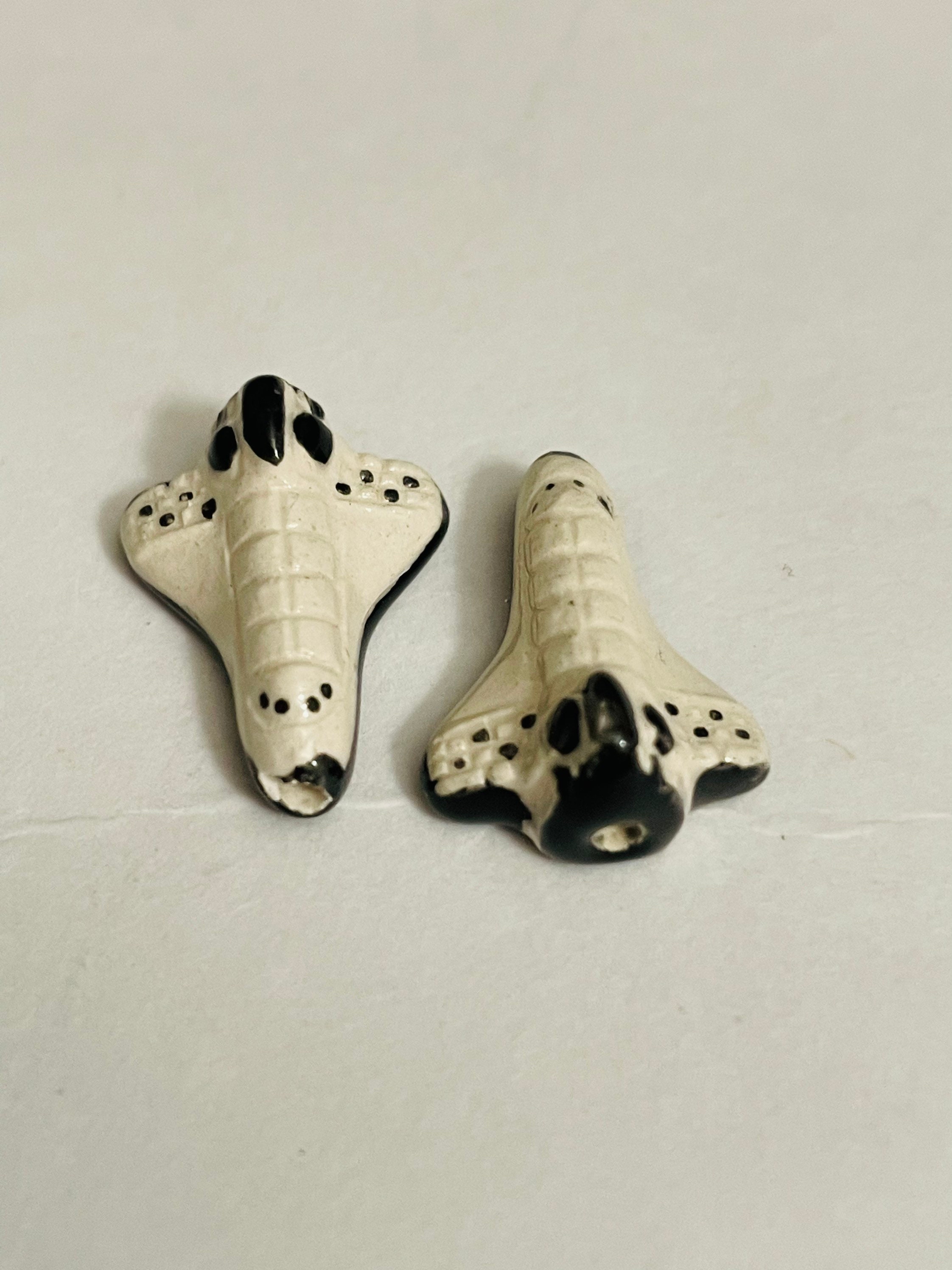 Space Shuttle Beads, Peruvian Ceramic Beads, Space Shuttle Jewelry ...