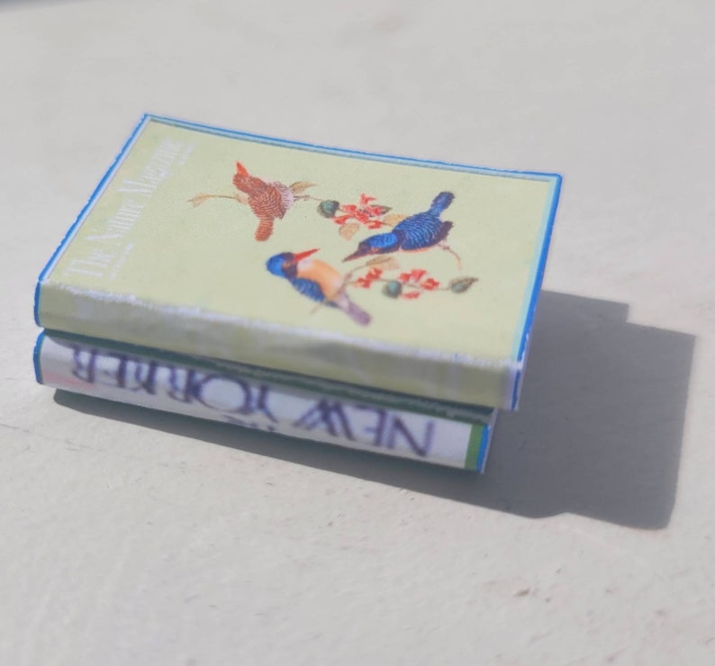 Miniature Vintage Magazine Set Mini Book Decoration Magazine - Etsy