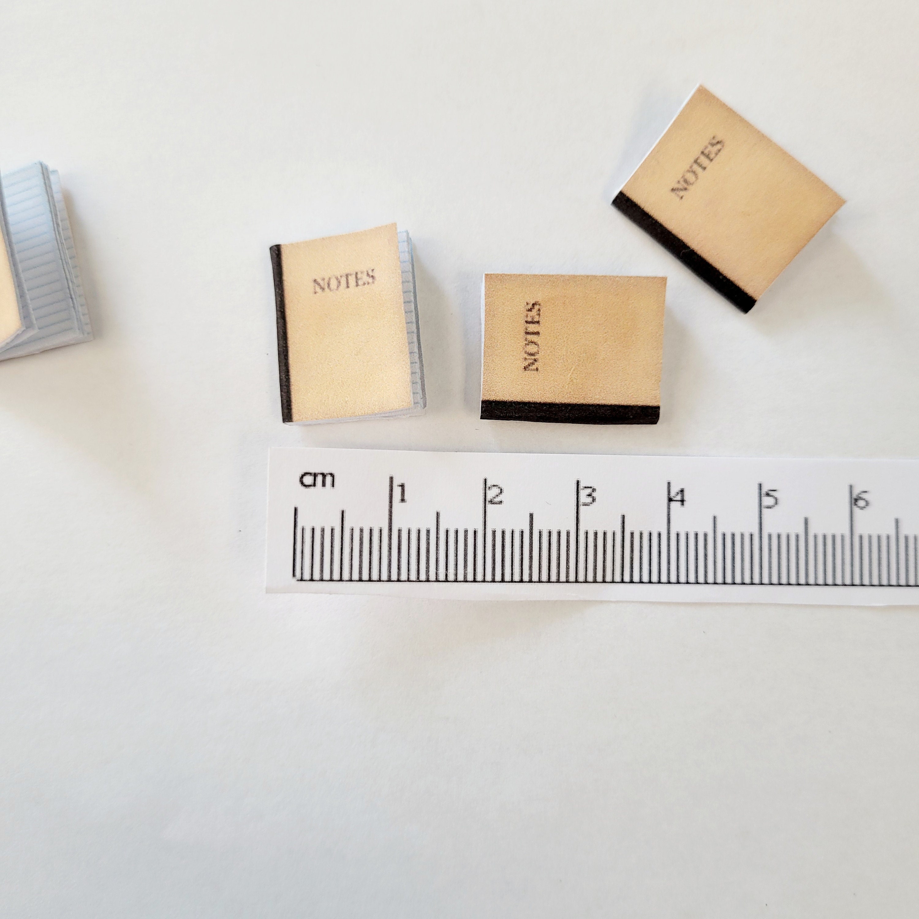 Miniature Notebook Dollhouse Notebook 1:12 Scale Set of 4 - Etsy
