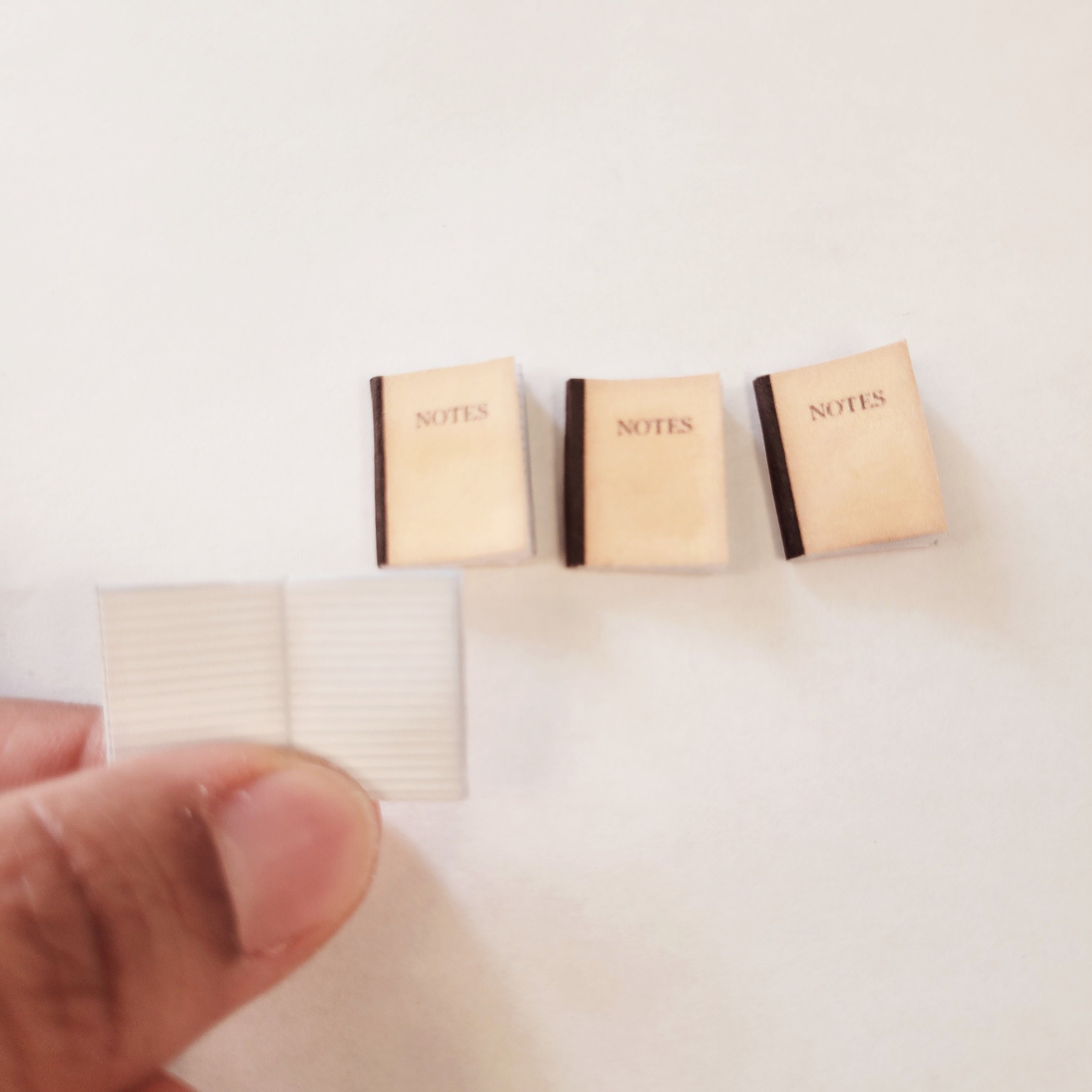 Miniature Notebook Dollhouse Notebook 1:12 Scale Set of 4 - Etsy