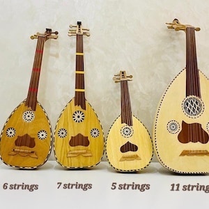 Lute Music Oud Instrument With "5/6/7/11" Strings Tunes, Handmade ...